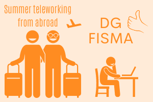 Summer teleworking from abroad at DG FISMA | Generation 2004