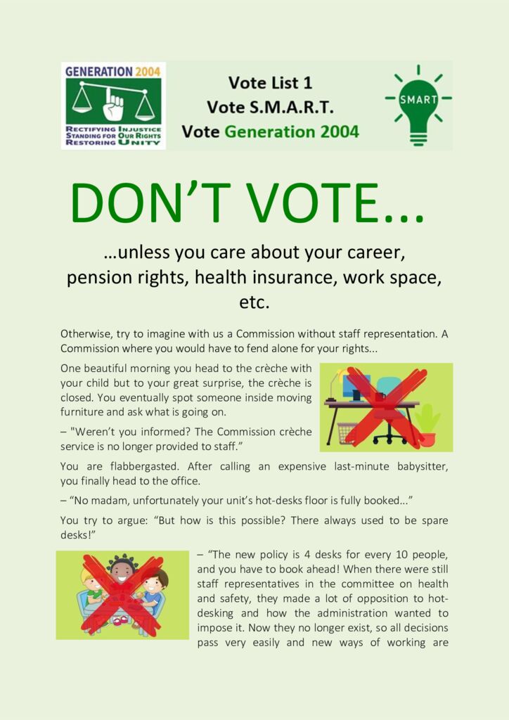 dont vote unless | Generation 2004